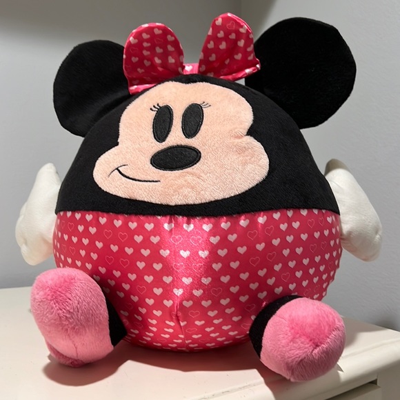 Disney | Toys | Minnie Mouse Large Round Plush | Poshmark